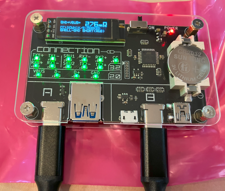USBケーブルの性能判別、USB CABLE CHECKER 2 | 朝から昼寝