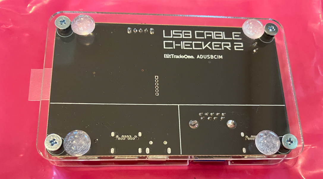 USBケーブルの性能判別、USB CABLE CHECKER 2 | 朝から昼寝